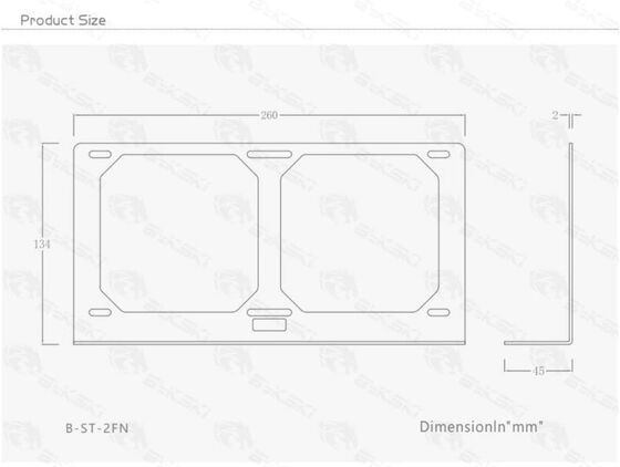 Bykski Radiator DIY Mounting Bracket - 240mm
